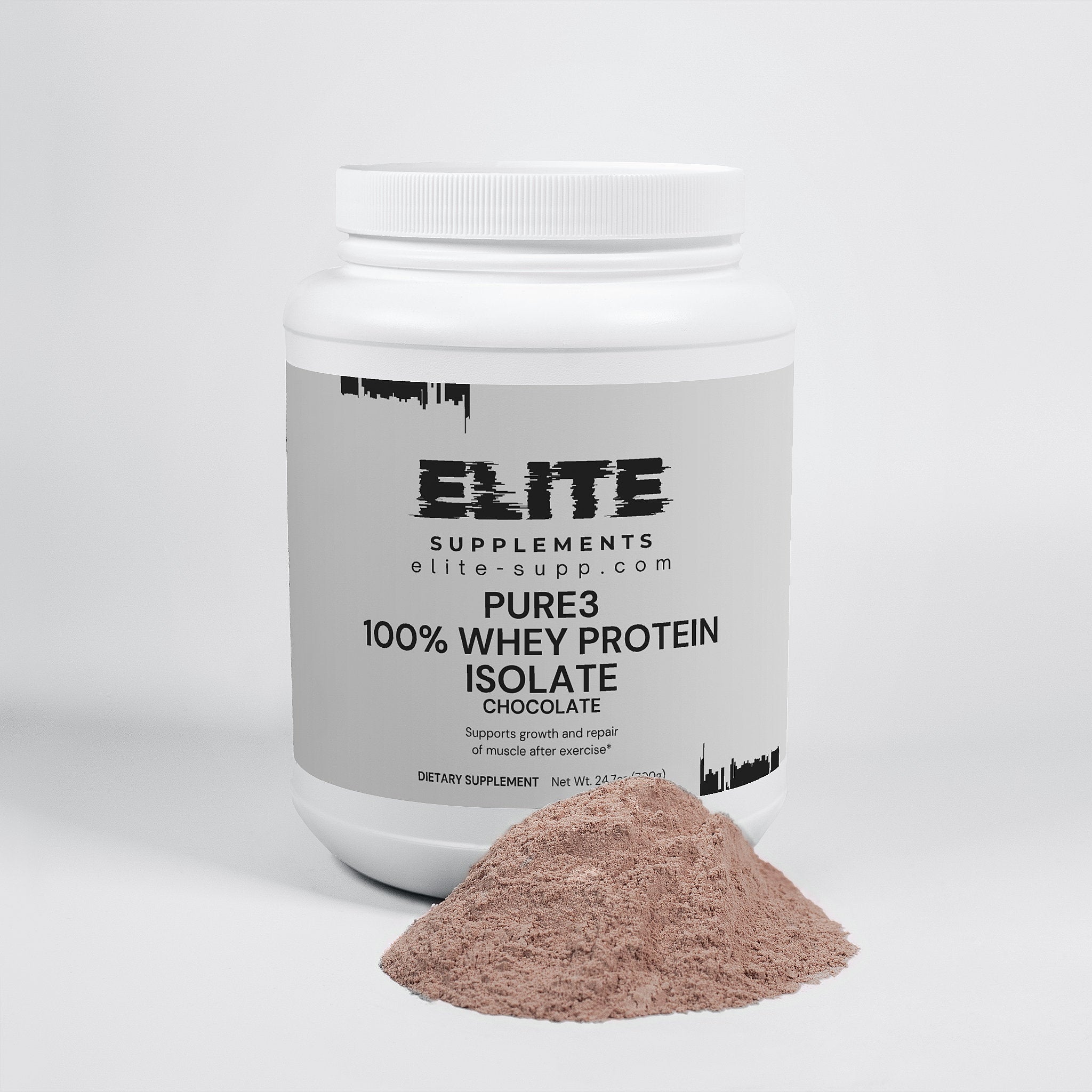 Pure3 100% Whey Protein Isolate (Chocolate) – ELITE supplements