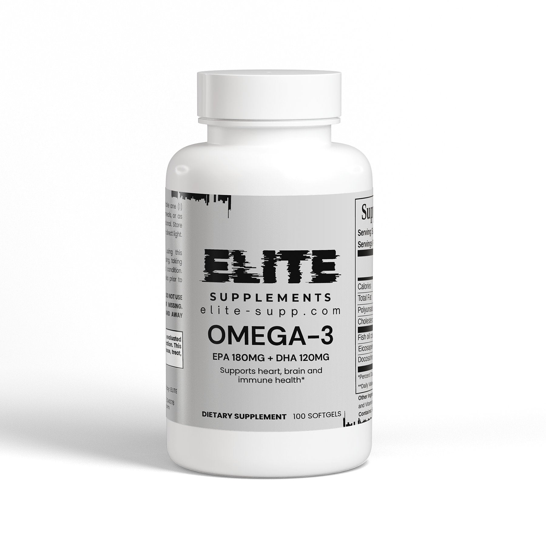 Omega-3 EPA 180mg + DHA 120mg – ELITE supplements